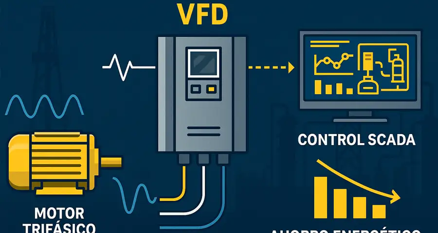 VFD (Variable Frequency Drive): cómo mejora la eficiencia energética y el control industrial